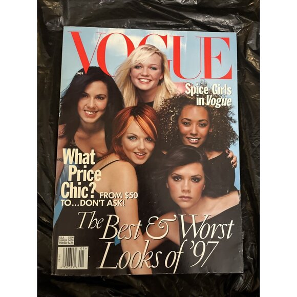Vogue | Other | Vogue Magazine January 998 The Spice Girls Sporty ...